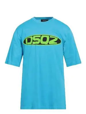 Dsquared2 T-shirt Lime Size Cotton - Blue