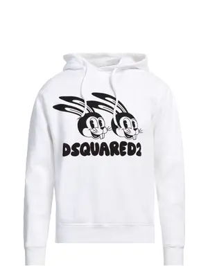 Dsquared2 DSQUARED2 Cotton Fleece Sweatshirt White