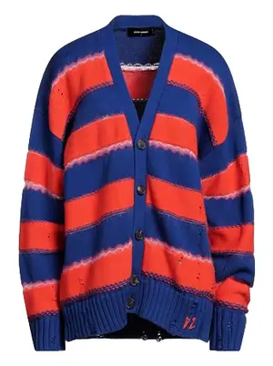 Dsquared2 Striped Knit Cardigan - Blue
