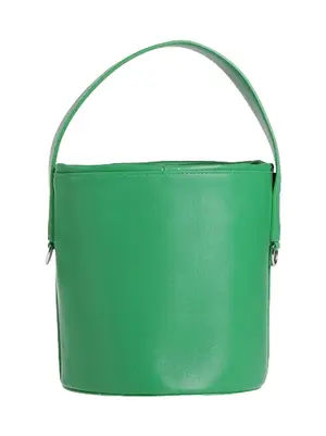 JIL SANDER Calfskin Bucket Bag - Green