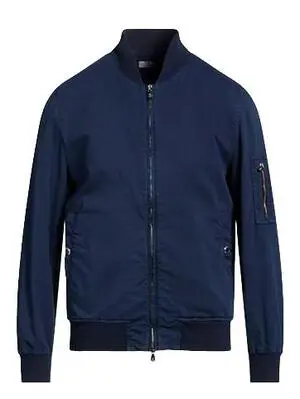 Brunello Cucinelli Denim Bomber Jacket - Navy