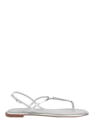 Giorgio Armani Thong Sandal - Silver