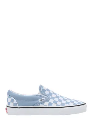 VANS Classic Checkerboard Slip-on Sneakers - Blue