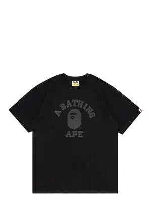 A BATHING APE College Tee - Black
