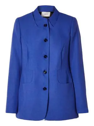 Coperni Cutout Wool Blazer - Blue