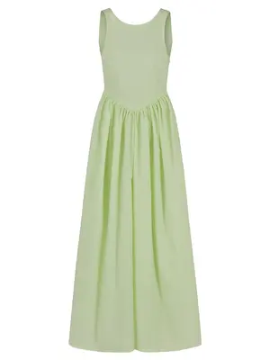Emporio Armani Emporio Armani Long Poplin Dress Green