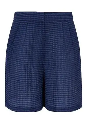 Emporio Armani Darted Bermuda Shorts - Blue