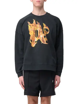 Palm Angels Printed Sweatshirt - Black