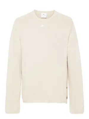 COURREGES Buttoned Slit Jumper - Neutrals