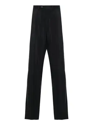 Giorgio Armani Pleat-detail Trousers - Blue
