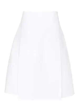 MARNI A-Line Cotton Midi Skirt
