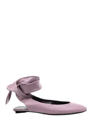Attico The Attico Cloe Ballerina Flats Purple