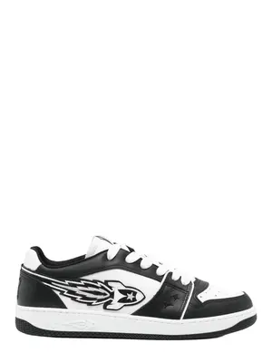 ENTERPRISE JAPAN Ej Egg Rocket Leather Sneakers - Black