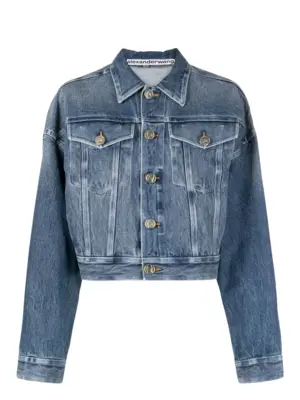 ALEXANDER WANG Alexander Wang Bonded-Seam Denim Trucker Jacket