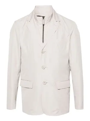 Herno Byron Layered Single-breasted Blazer - Neutrals