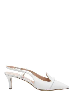 P.a.r.o.s.h 65mm Slingback Pumps - White