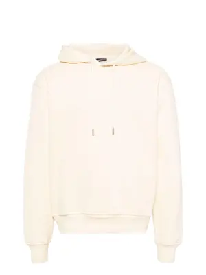 Jacquemus Logo-embroidered Hoodie - Neutrals