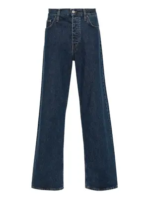 SUNFLOWER Organic Cotton Straight-leg Jeans - Blue