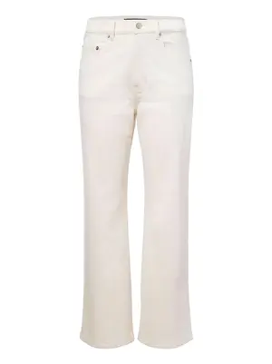 Proenza Schouler Jasper Straight-leg Cropped Jeans - White