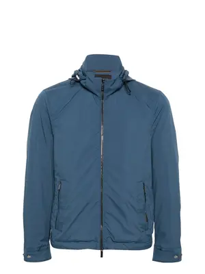 MOORER Duccio-skt Hooded Jacket - Blue