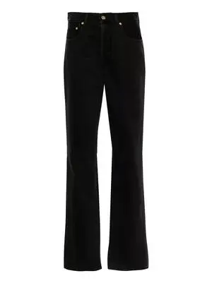 Jacquemus La De Nimes Droit Straight-leg Jeans - Black