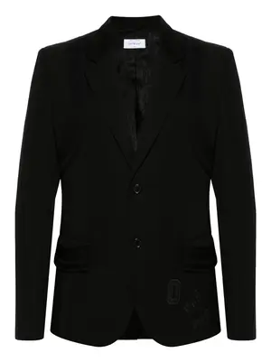 Off-White Varsity Single-breasted Blazer - Black