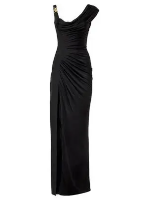 Versace Medusa '95 Draped Gown - Black