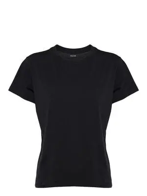 FRAME Baby Tee Cotton Jersey T-shirt - Black