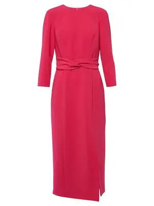 Carolina Herrera Crêpe Midi Dress - Pink