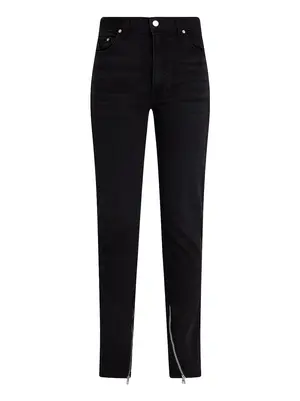 GRLFRND Karla Mid-rise Skinny Jeans - Black