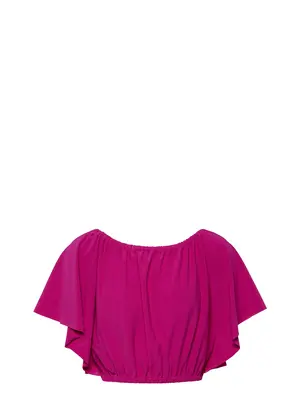 ERES Solal Jersey Crop Top - Pink