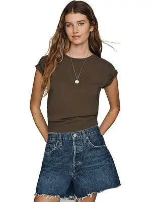 AGOLDE Adine Crop T-shirt - Uniform
