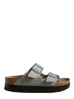 BIRKENSTOCK Arizona Flex Platform Sandals Grey