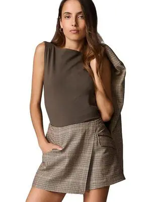REFORMATION Reformation Dusk Knit Top Pine Tree