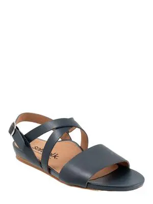 Softwalk Cali Sandal - Navy Nubuck