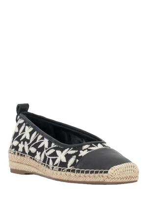 Vince Camuto Miheli Slip-on Espadrille - Black/cream