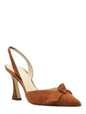 ALEXANDRE BIRMAN Clarita Pointed Toe Slingback Pump - Espresso