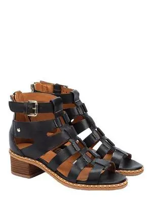 Pikolinos Blanes Caged Sandals - Black