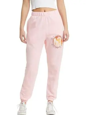 BOYS LIE Logo Graphic Sweatpants - Pink