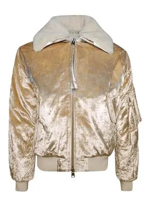 Ami Boxy Fit Jacket - Champagne