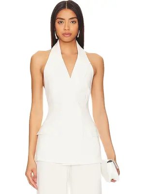 Bardot Freya Vest - Orchid White