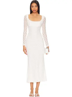 Bardot Adoni Midi Dress - White
