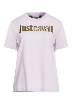 Just Cavalli T-shirt In Cotton Jersey - Purple