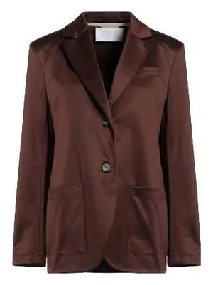 Harris Wharf London Single-breasted Blazer - Brown