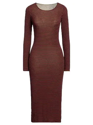 BRAND UNIQUE Midi Bodycon Dress - Red