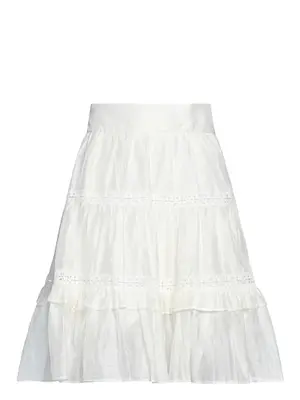 Sandro Mini Flared Skirt - White