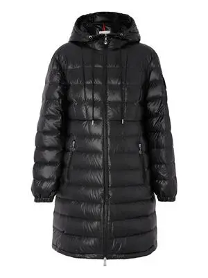 Moncler Amintore Quilted Shell Hooded Down Parka - Black