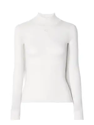 COURREGES Reedition Mesh Top - White