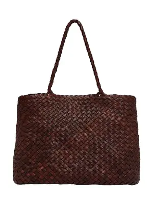 Dragon Diffusion Dragon Diffusion Vintage Mesh Tote Bag Brown