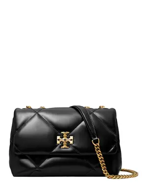Tory Burch Kira Diamond-quilted Convertible Shoulder Bag - Black